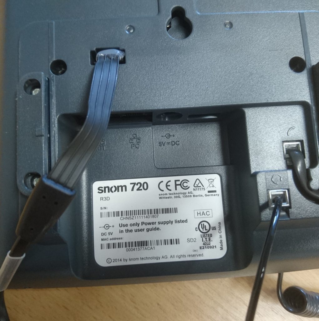 How to configure Snom 720 with Plantronics CS520 and EHS Advanced V2.0 ...